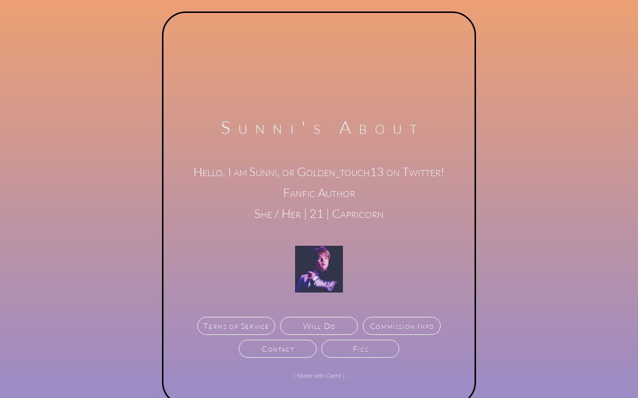 Sunni's Main Comm Info